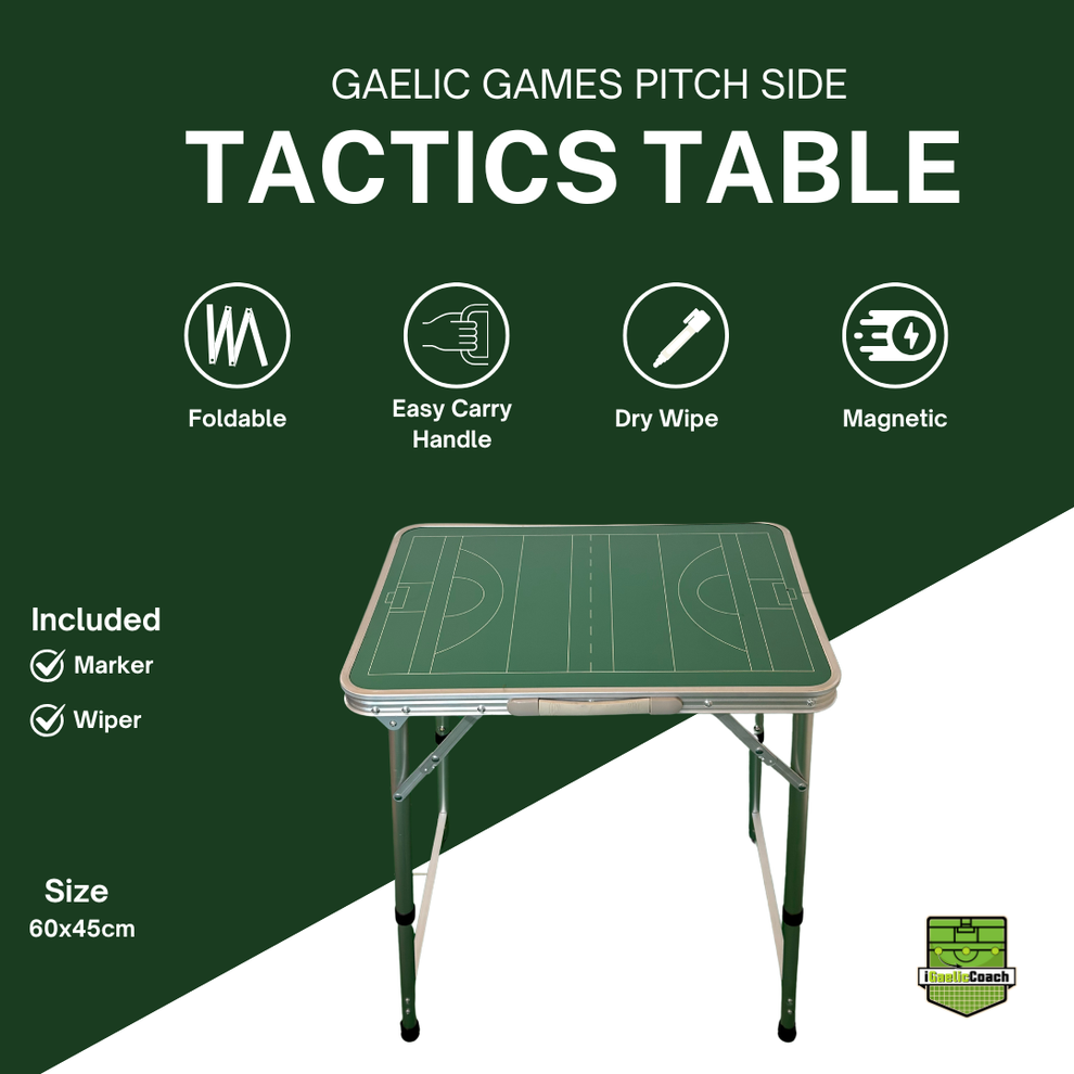 Gaelic Games Pitch Side Tactics Table – iGaelicCoach